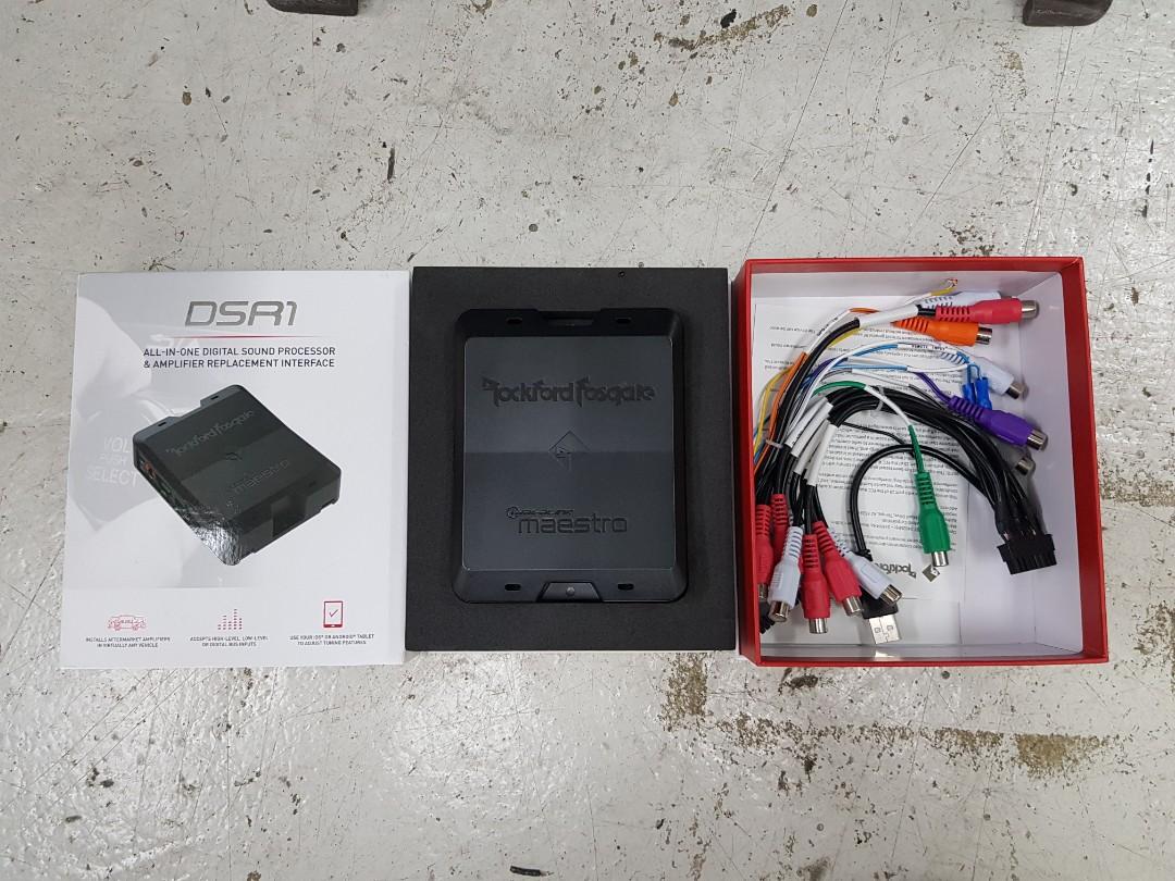 Rockford Fosgate DSR1 Digital Sound Processor (DSP), Car Accessories ...