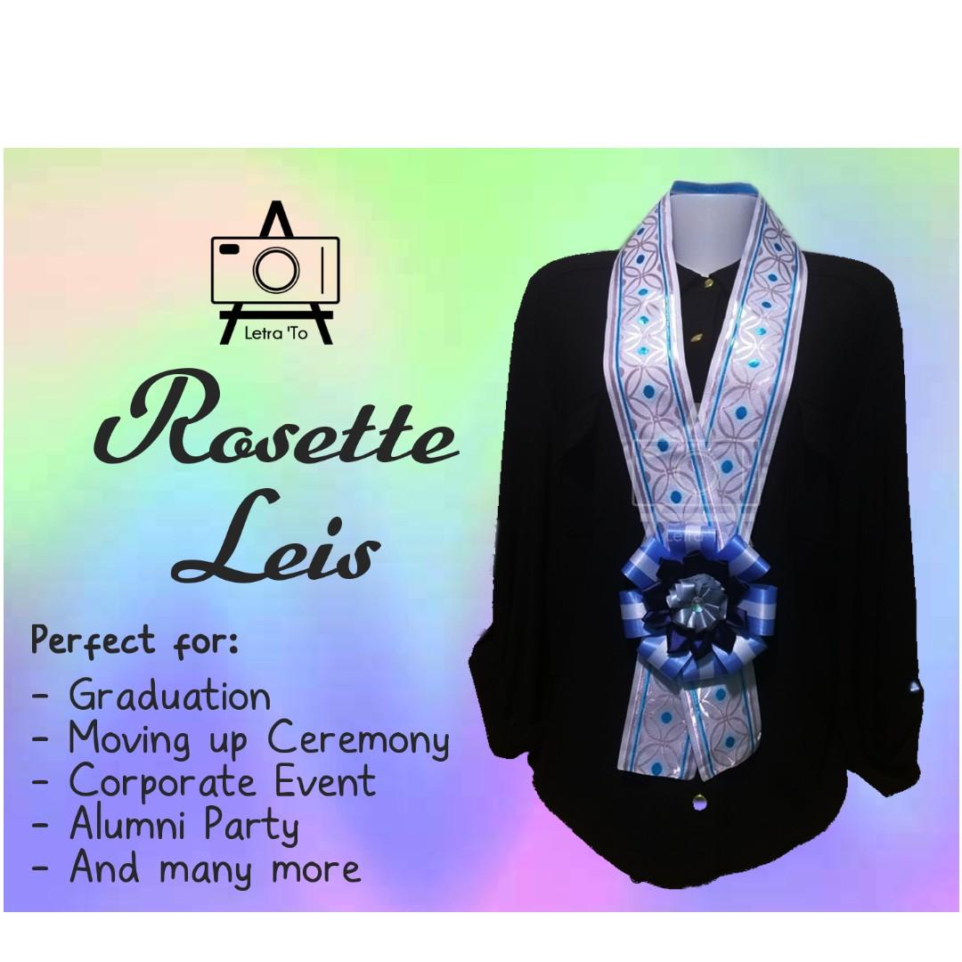 Rosette Leis / Graduation Leis / Event Leis / Elegant Corsage, Hobbies ...