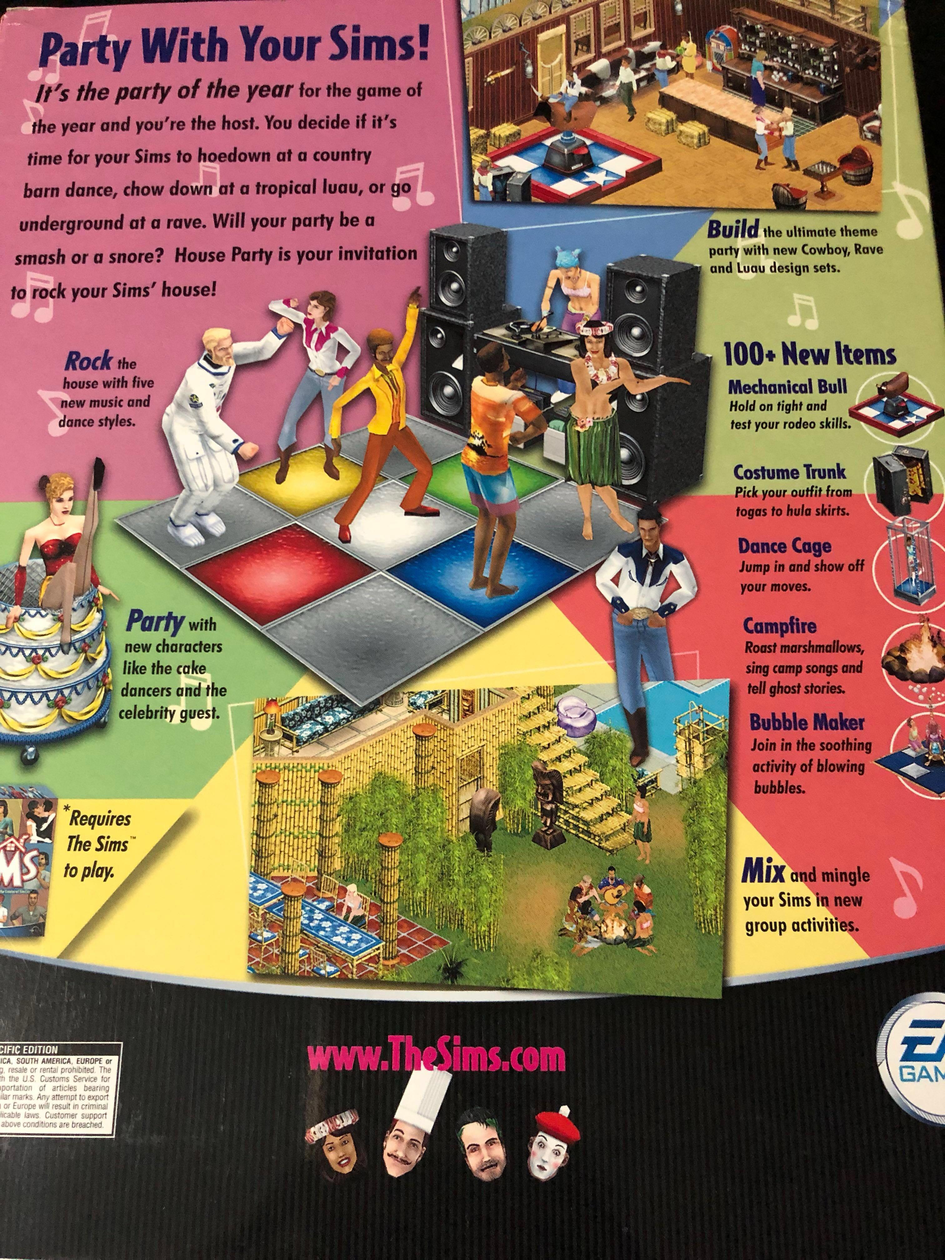 The SIMS - House Party Expansion Pack, Video Gaming, Gaming Accessories ...