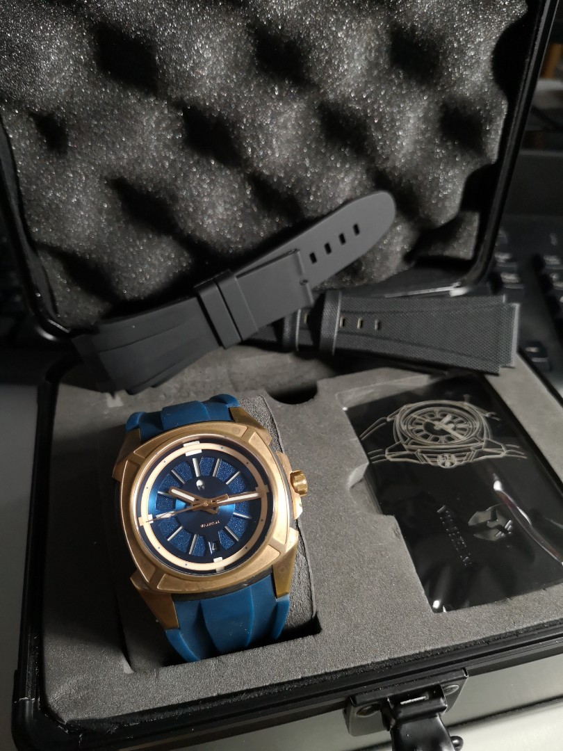 Vilhelm Talos Bronze carbon watch, Luxury, Watches on Carousell