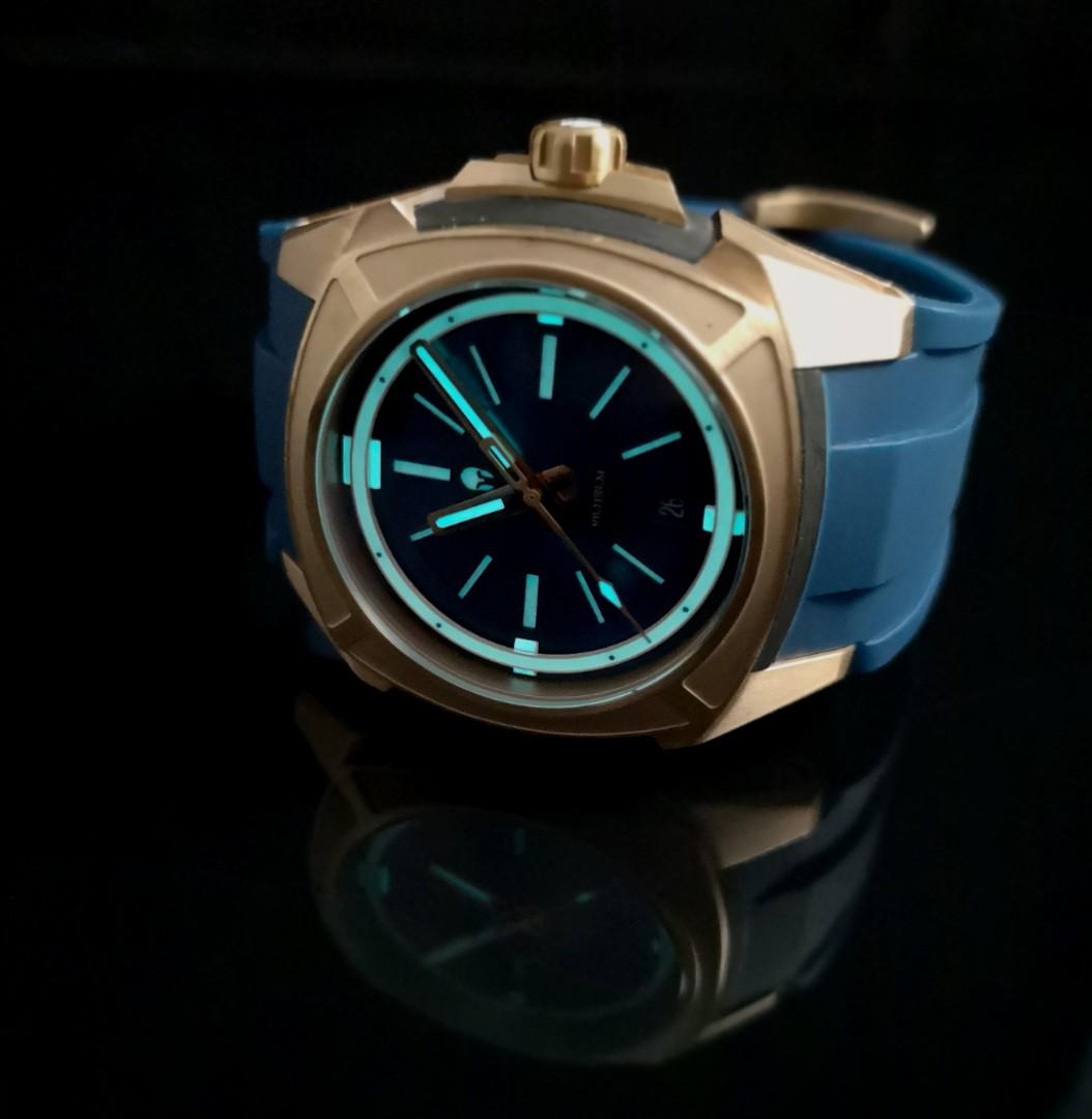 Vilhelm Talos Bronze carbon watch, Luxury, Watches on Carousell