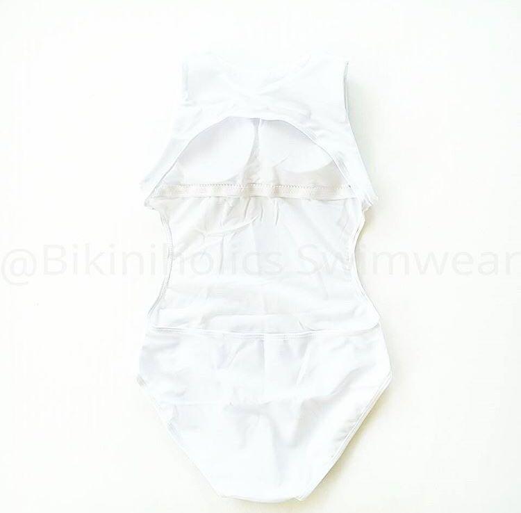 White high chest one piece, Women's Fashion, Dresses & Sets ...