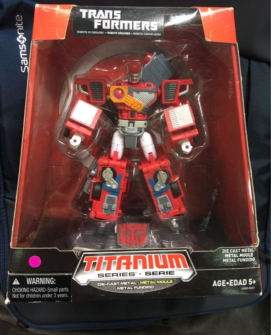 變形金剛 Transformer Titanium Series Robot in Disguise Optimus Prime 柯柏文 ...