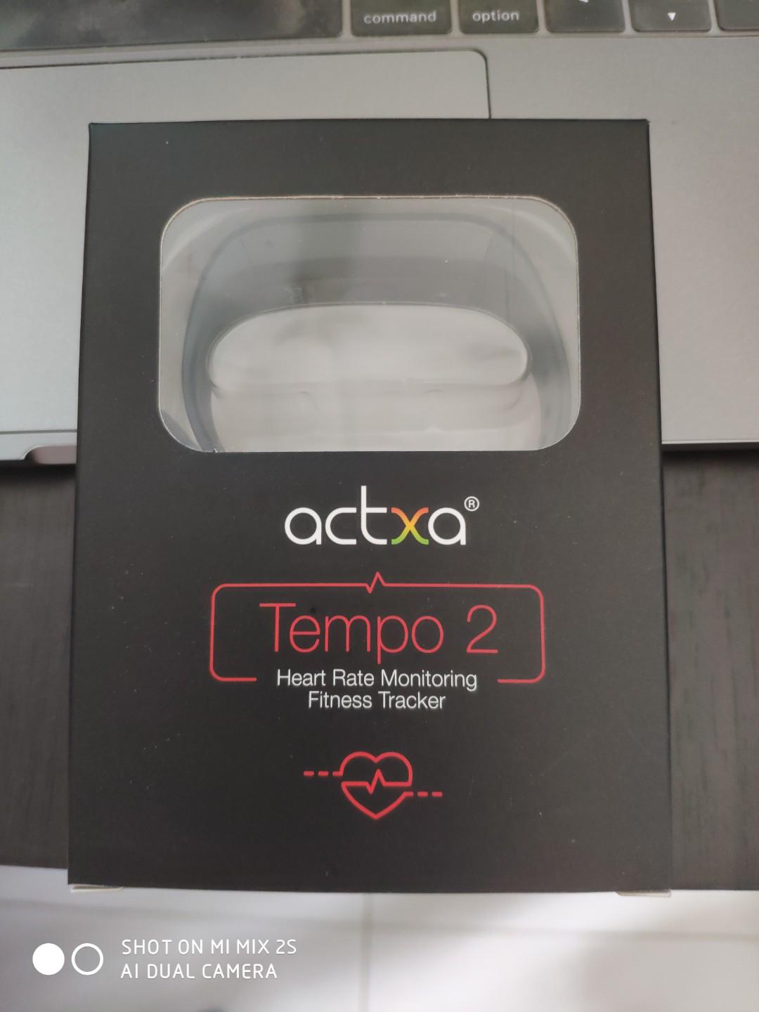 Actxa Tempo 2 Heart Rate Monitoring Fitness Tracker, Mobile Phones & Gadgets, Wearables & Smart ...