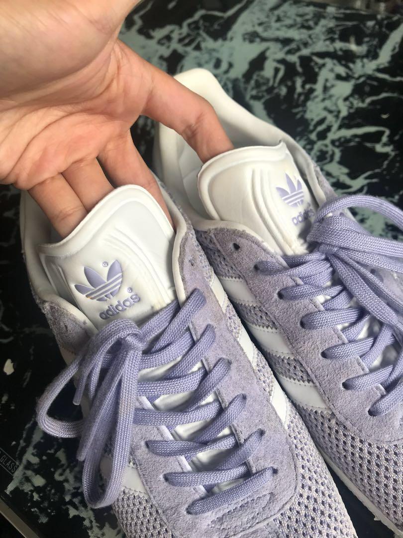 ADIDAS GAZELLE LAVENDER, Women's Fashion, Footwear, Sneakers on Carousell