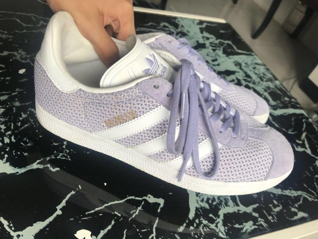 ADIDAS GAZELLE LAVENDER, Women's Fashion, Footwear, Sneakers on Carousell