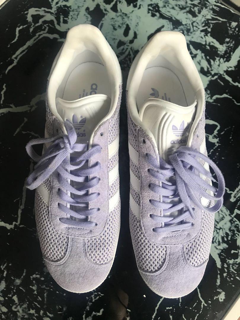 ADIDAS GAZELLE LAVENDER, Women's Fashion, Footwear, Sneakers on Carousell