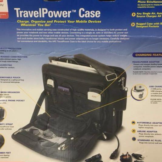 FREE Travel Adapter with purchase of APC Briefcase, Men's Fashion, Bags ...