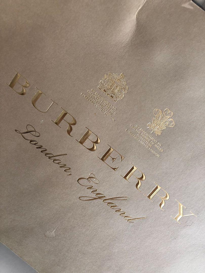 Burberry Box and paper bag, Luxury, Accessories on Carousell