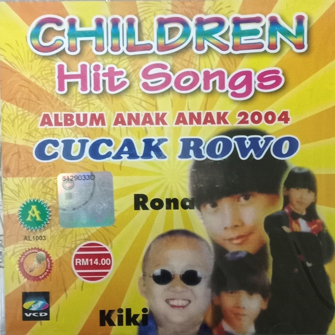 Children Hit Songs Album Anak Anak 2004 Cucak Rowo VCD, Hobbies & Toys, Music & Media, CDs ...