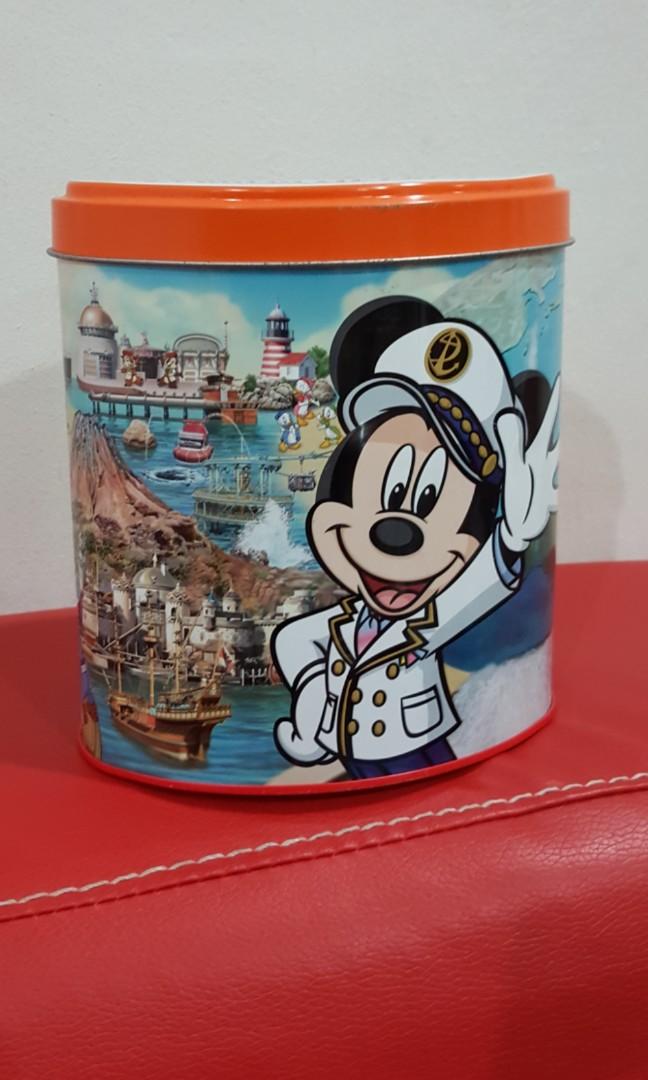 Tokyo Disney Resort Biscuit Cookie Tin Multipurpose Box Collectible ...