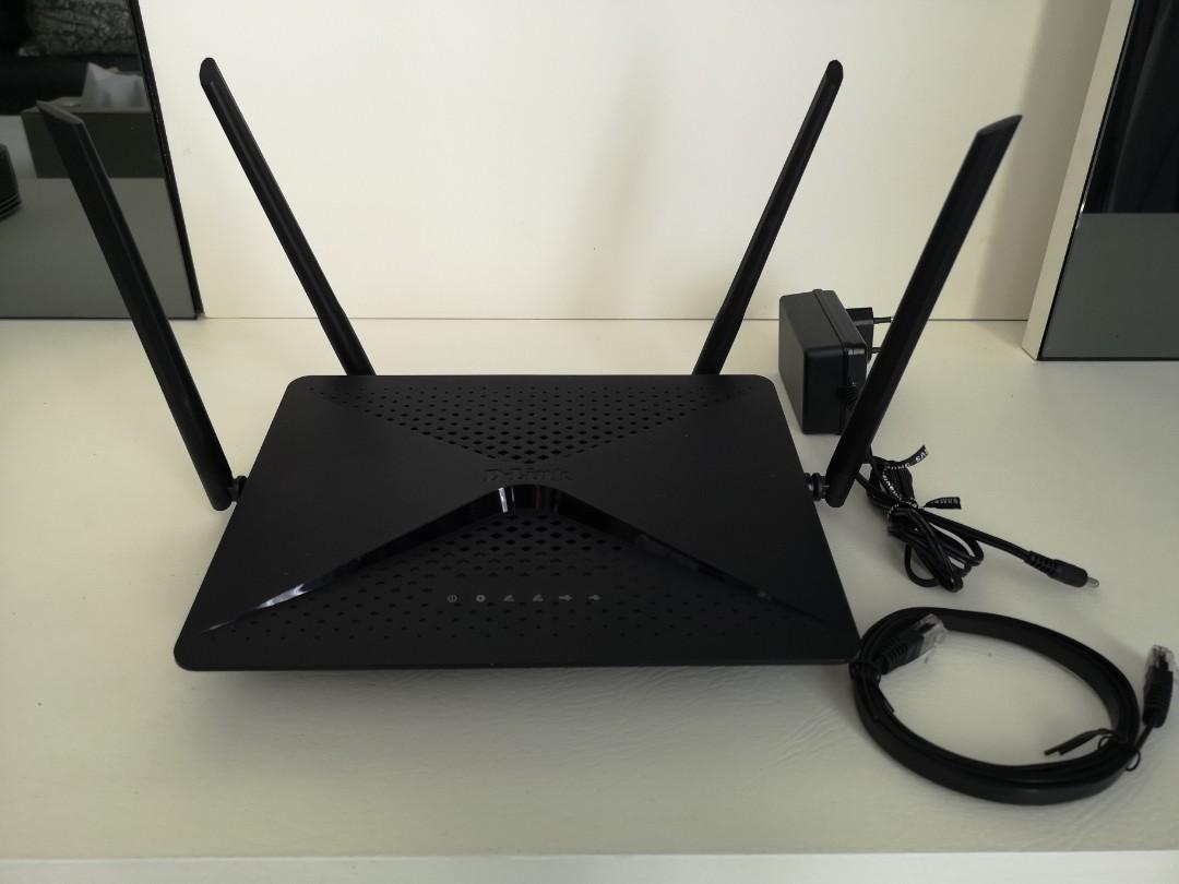 D-Link AC2600 MU-MIMO WiFi router, Computers & Tech, Parts ...