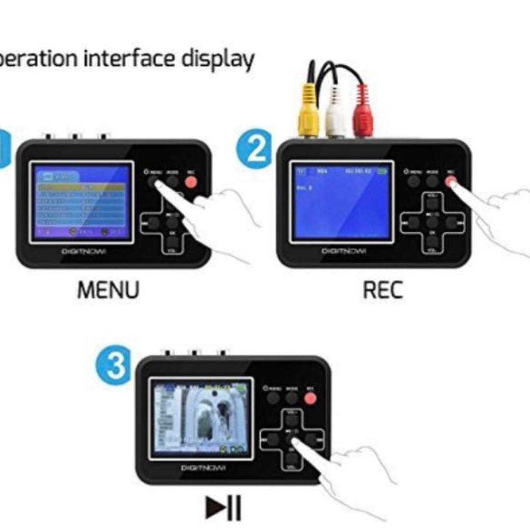 (E1228) DIGITNOW Video To Digital Converter,Vhs To Digital Converter To ...