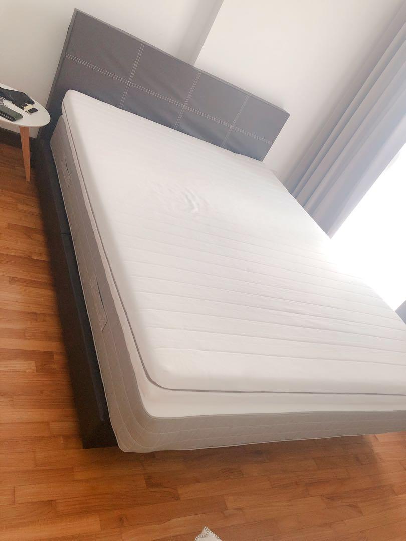 Hamarvik ikea Spring mattress, Furniture & Home Living, Furniture, Bed ...