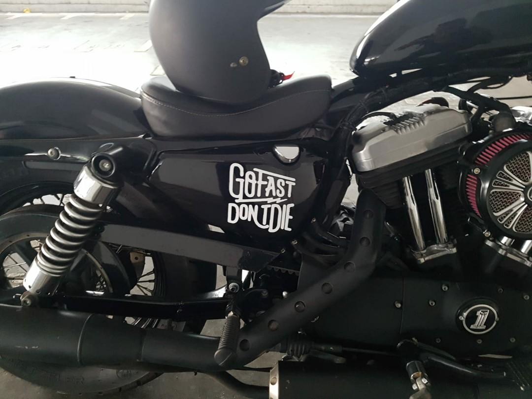 Harley Davidson Sticker *customise own design, motorbike motorcycle ...