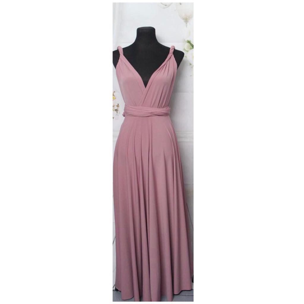 Infinity long gown (Pantone Color), Women's Fashion, Dresses & Sets ...