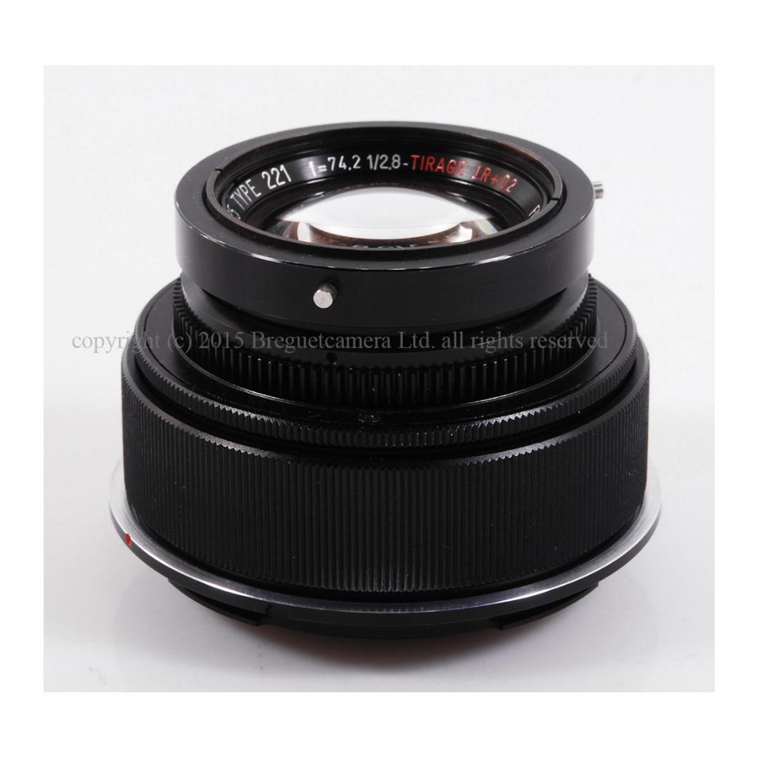 【無敵分辨率航空鏡頭】kinoptik Paris F=75 type 221 F=74.2 1/2.8（紅字Tirage I.R+0.2）已 ...