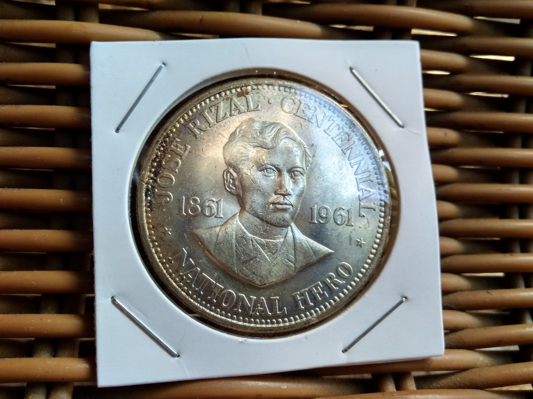 one peso jose rizal silver coins hard to find, Hobbies & Toys ...