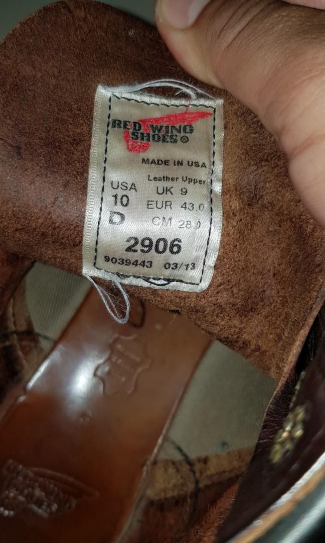 Red Wing 2906 Lineman boots, Men's Fashion, Footwear, Boots on Carousell