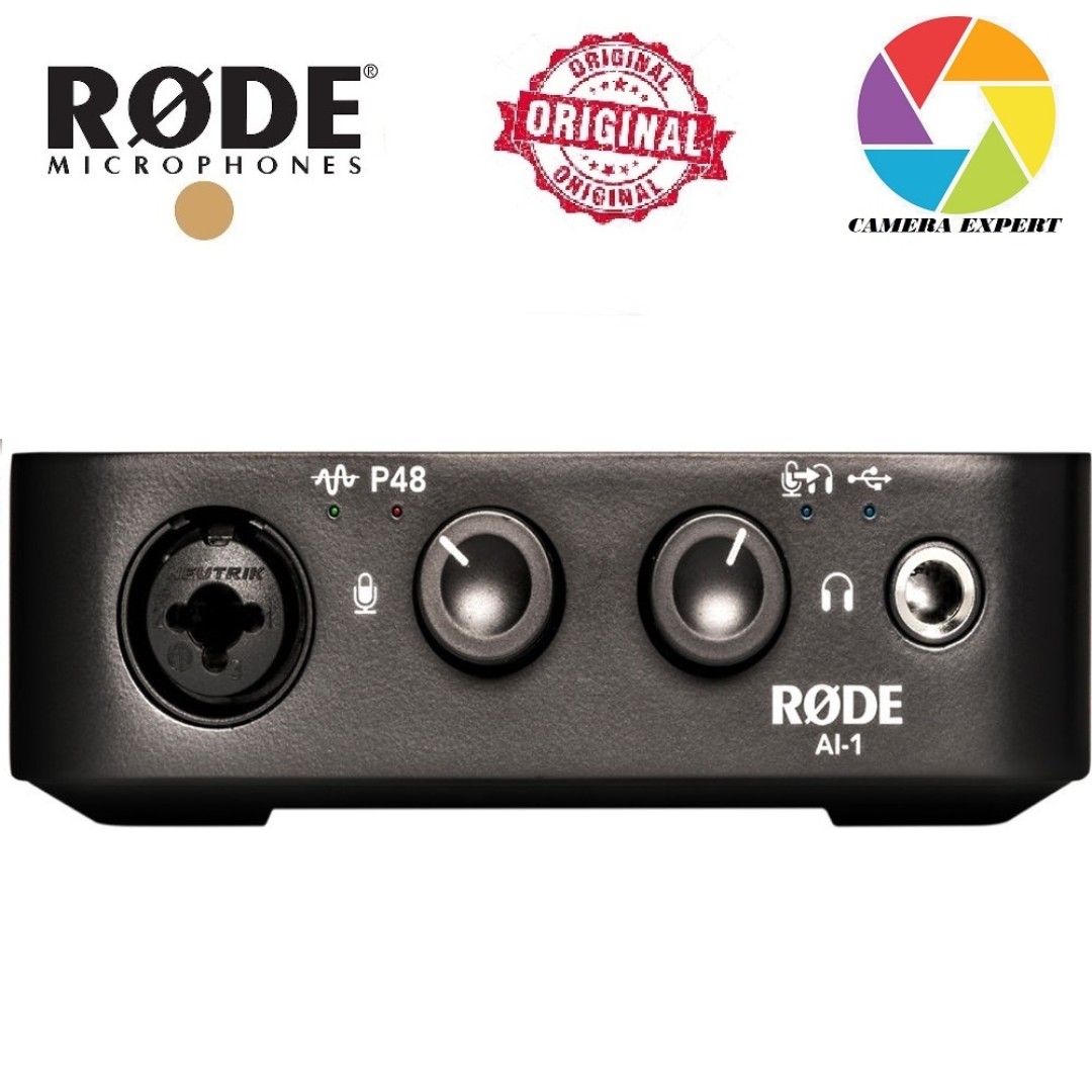 Rode AI-1 Studio-Quality USB Audio Interface, Hobbies & Toys, Music ...
