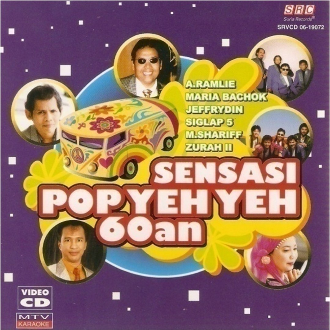Sensasi Pop Yeh Yeh 60an VCD Karaoke a.ramlie Maria Bachok Jeffrydin ...