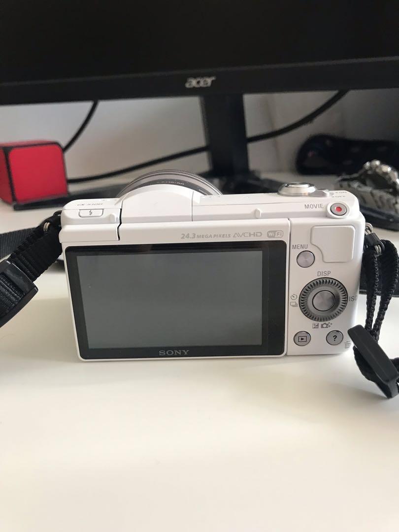 Sony A5100 (White Color) , Photography, Cameras on Carousell