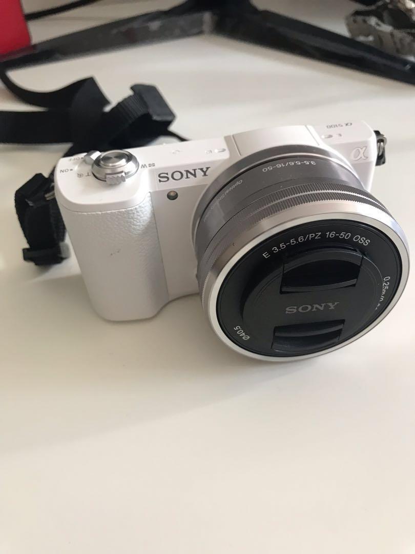 Sony A5100 (White Color) , Photography, Cameras on Carousell