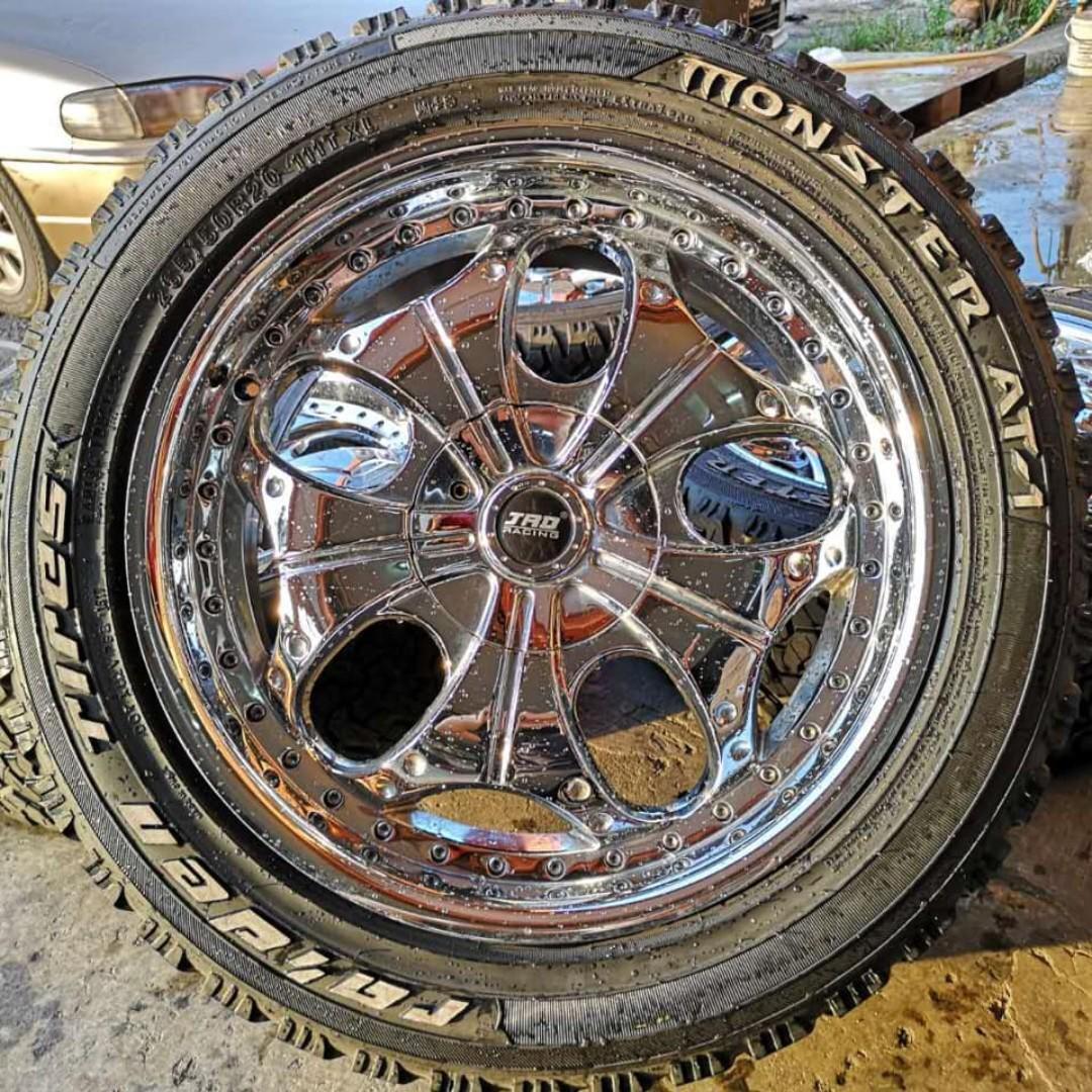 SPORT RIM 4X4 NAVARA 20" MONSTER AT TYRE 265/50/20, Auto Accessories on ...