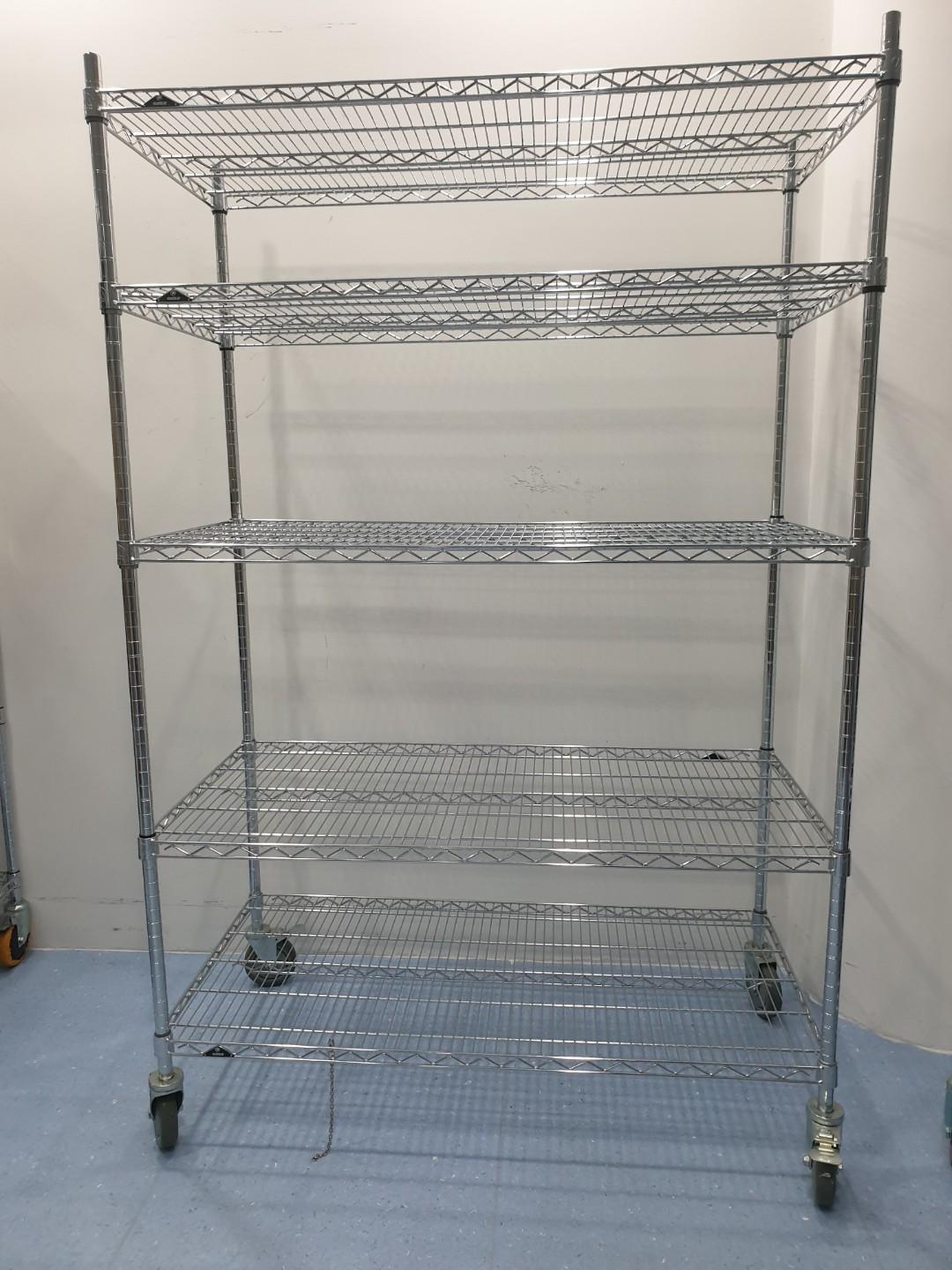 Stainless steel storage rack., Furniture & Home Living, Home ...