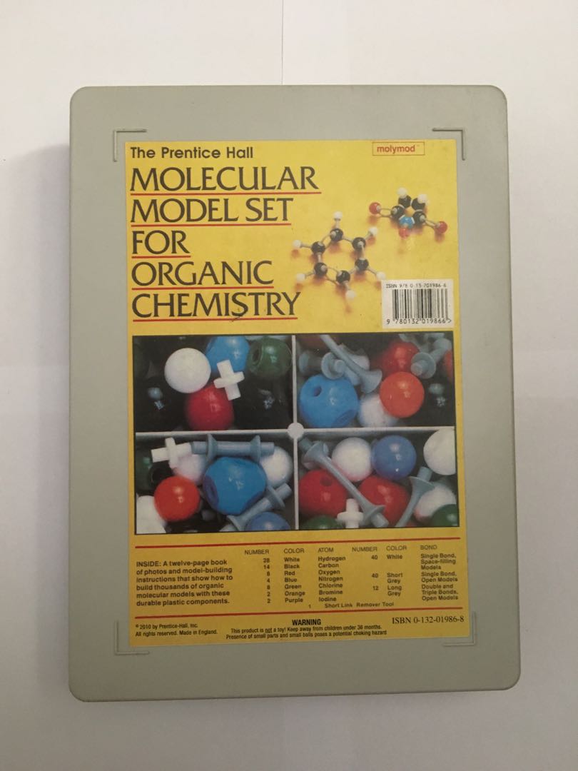 The Prentice Hall: Molecular Model Set for Organic Chemistry ...