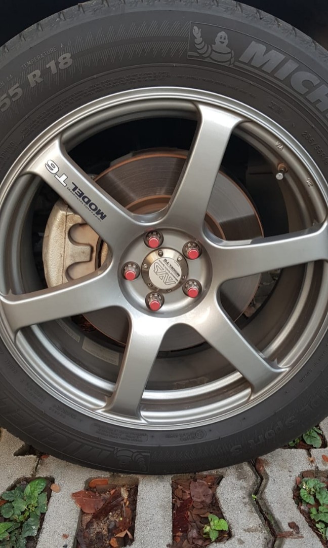 Hot Buy!!! Yokohama Advan T6 7518 Rims + Tyres, Car Accessories, Tyres ...