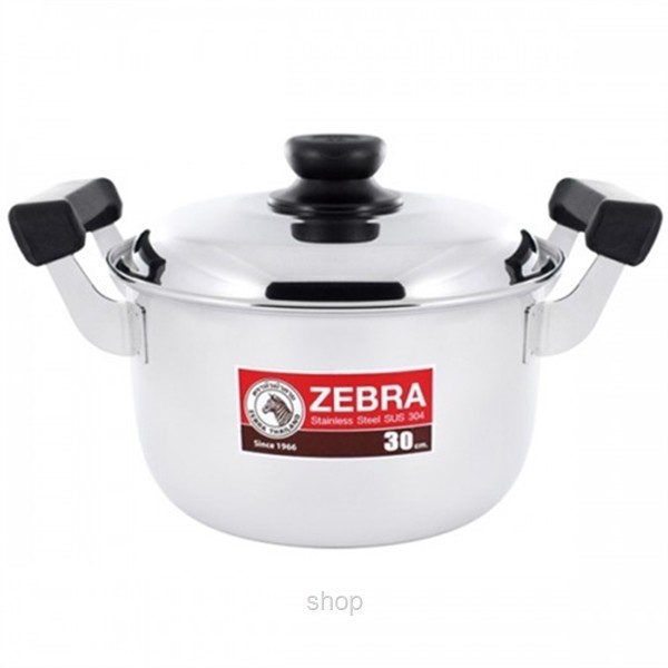 Zebra Stainless Steel 30cm Pot, Furniture & Home Living, Kitchenware ...