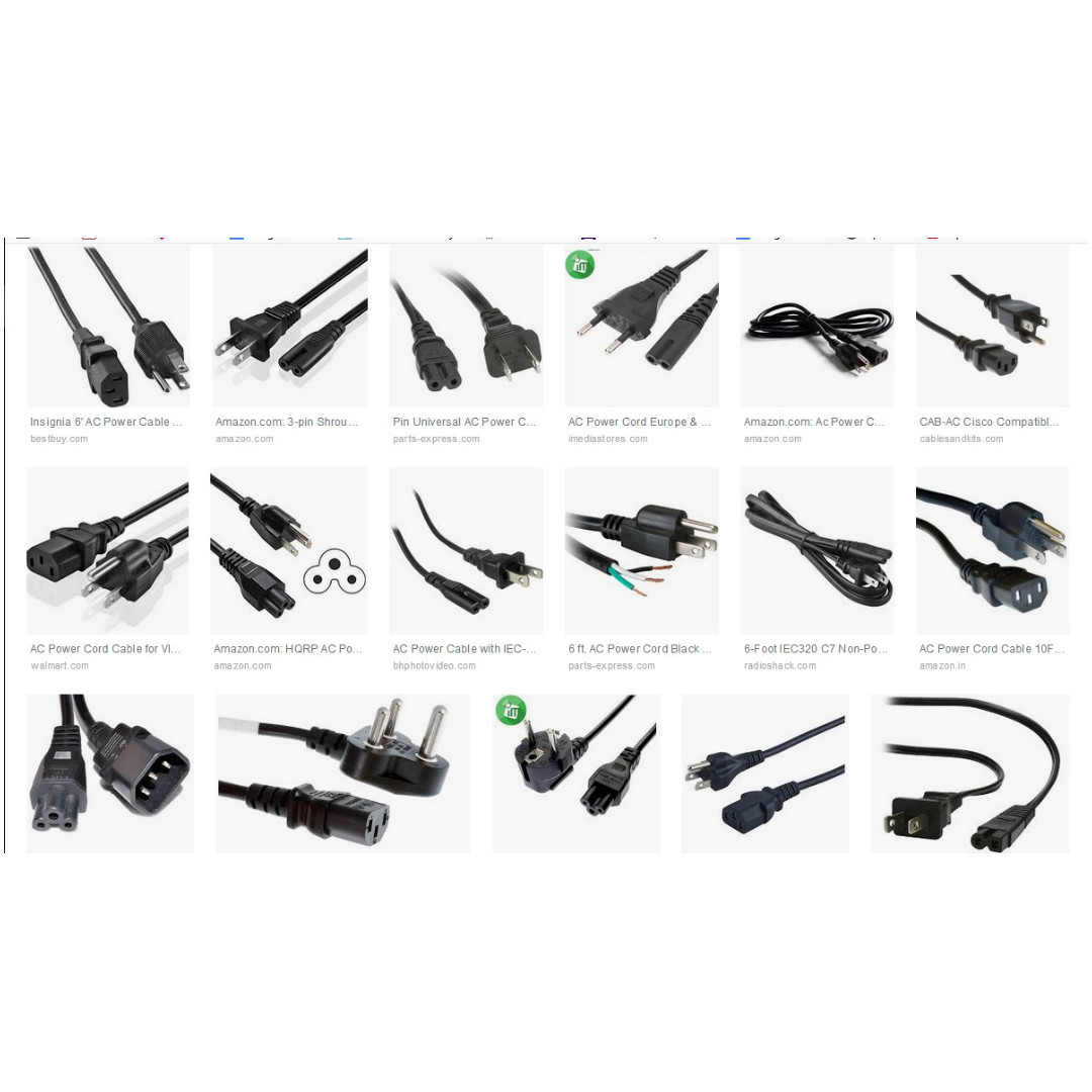 All types of AC power cables, Computers & Tech, Parts & Accessories ... All types of AC power cables, Computers & Tech, Parts & Accessories ...