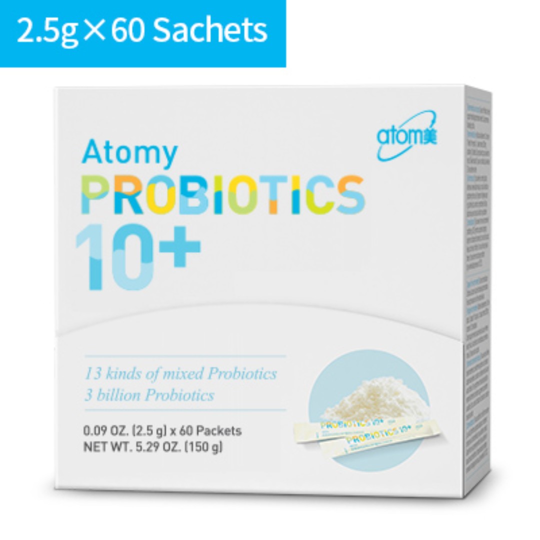 ATOMY Probiotics 10+ Plus 150G (60 SACHETS), Health & Nutrition, Health ...