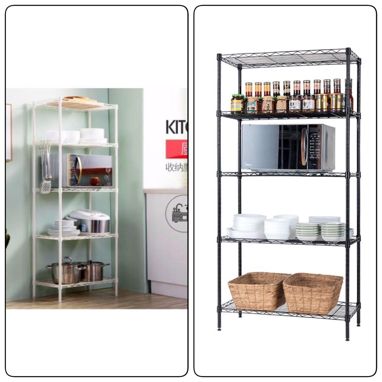 Black metal rack Takes 250Kg large 75cm, Furniture & Home Living ...