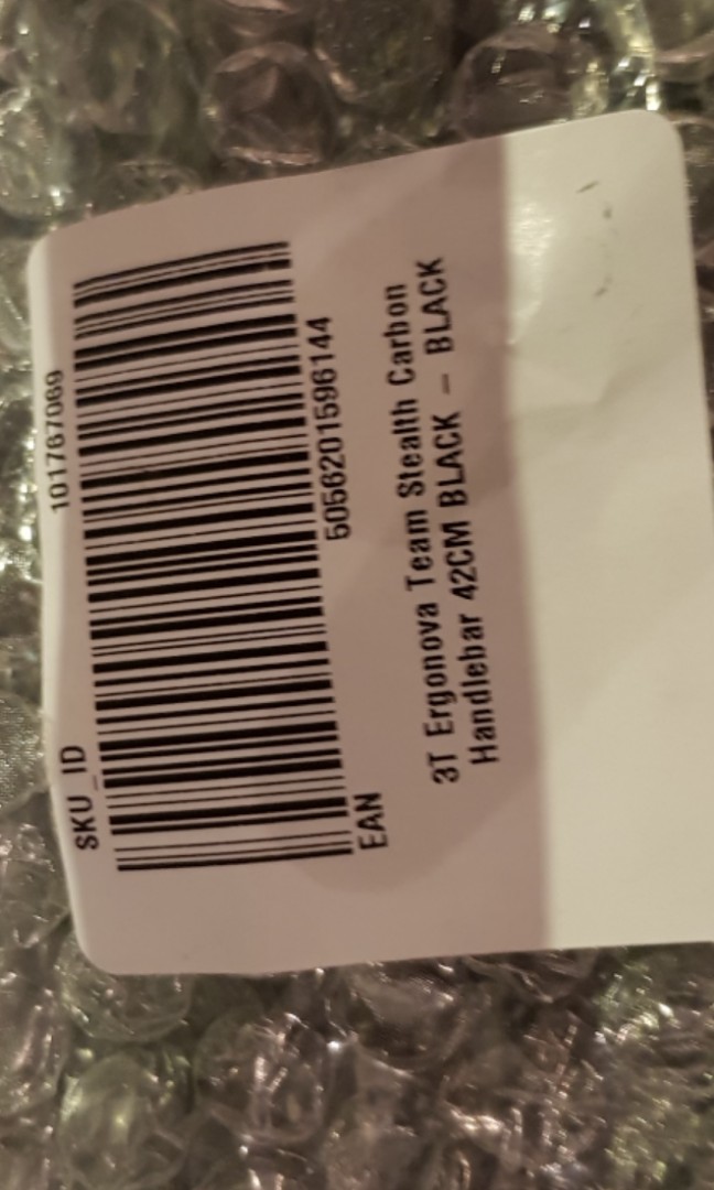 BNIB Original 3T Ergonova Team Stealth Carbon Dropbar (420mm, 42cm), 3T ...