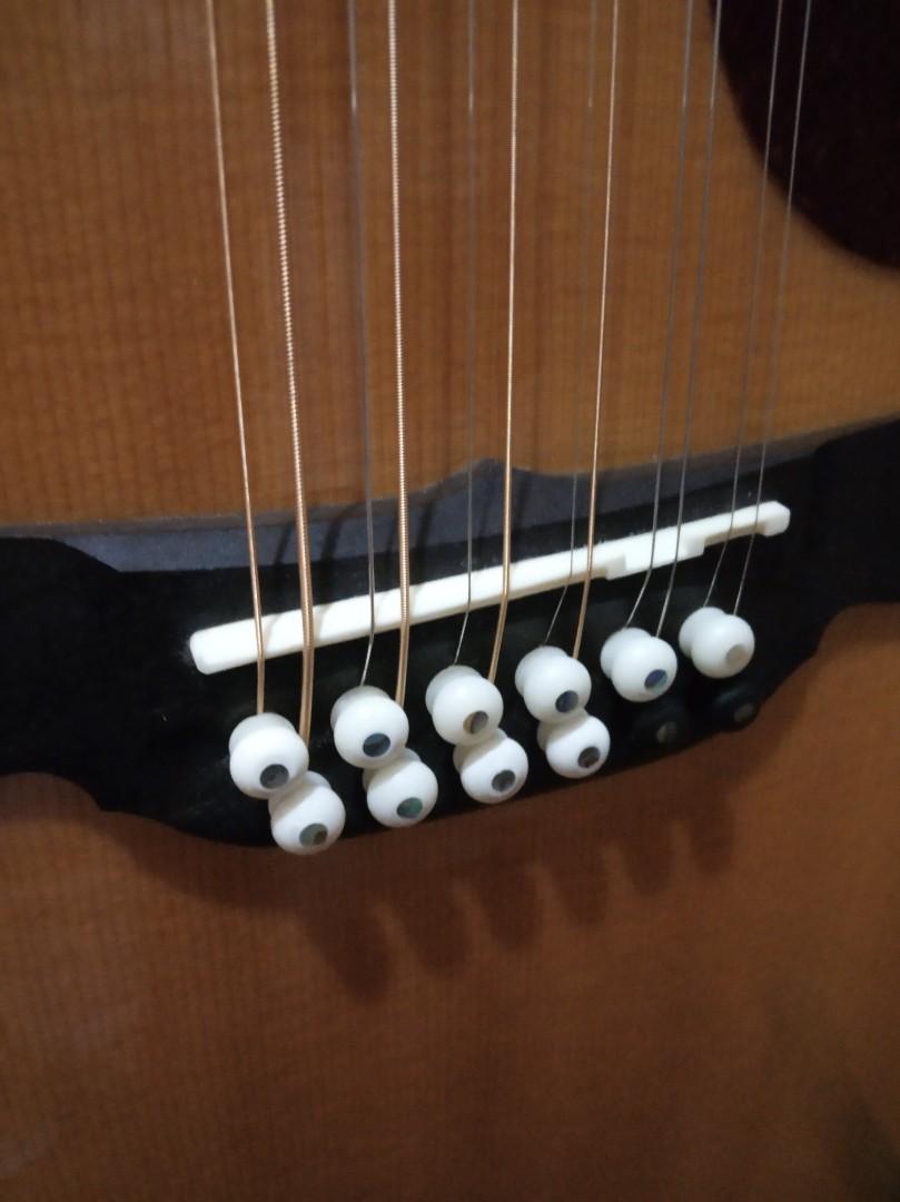 Crafter D8-12/N acoustic guitar (12 string), Hobbies & Toys, Music ...