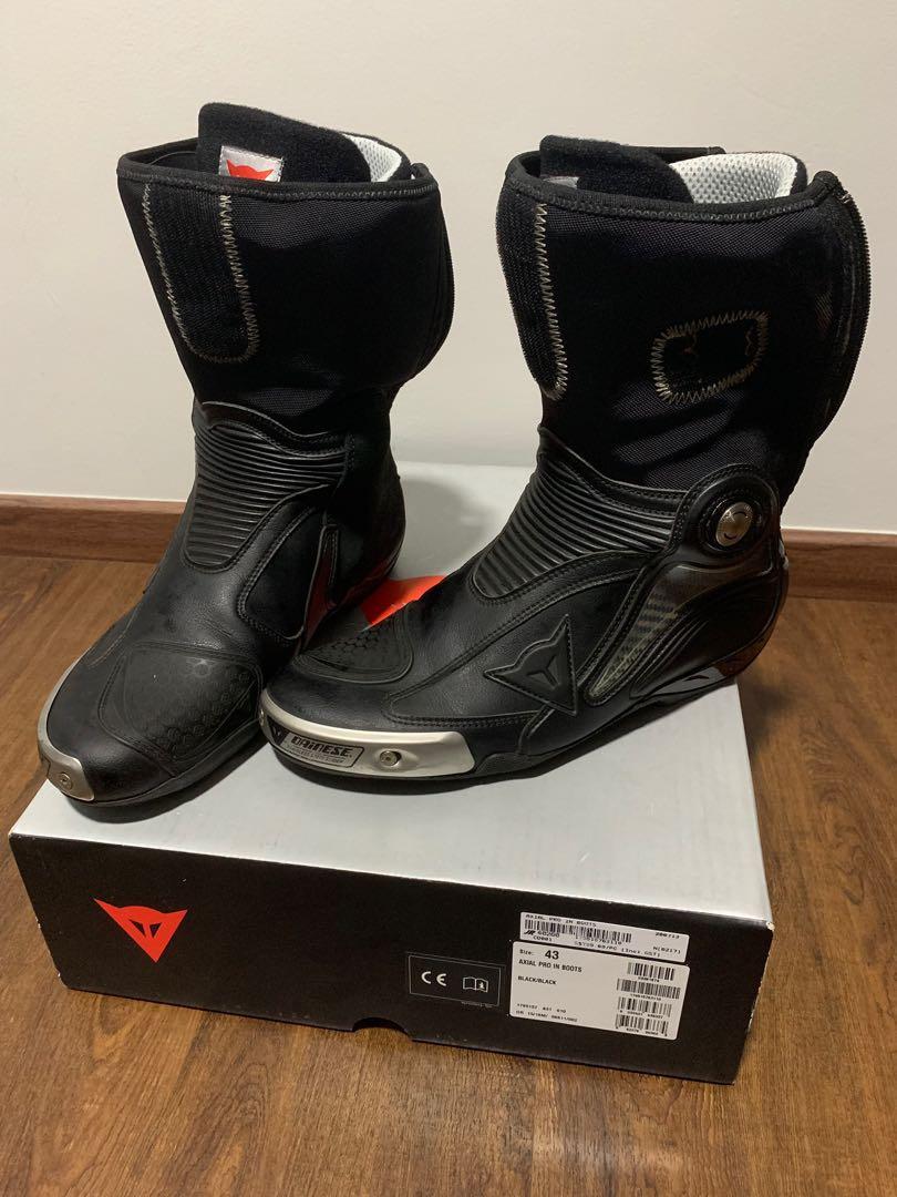 Dainese axial pro in boot, Motorcycles, Motorcycle Apparel on Carousell