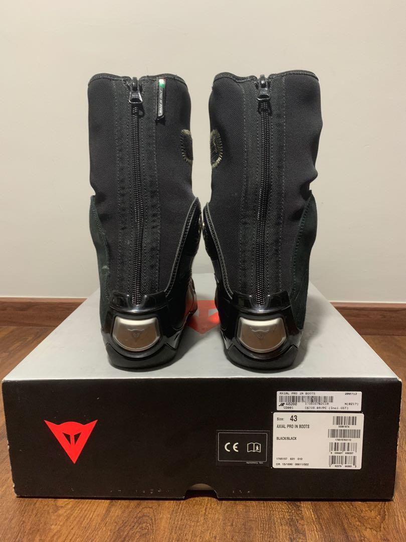 Dainese axial pro in boot, Motorcycles, Motorcycle Apparel on Carousell