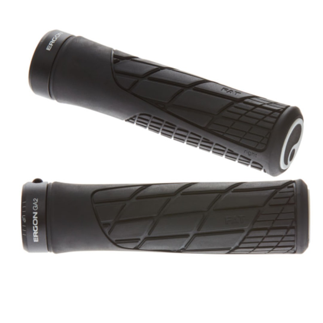 Ergon GA2 Fat Lock On Handlebar Grips - Black, Sports Equipment ...