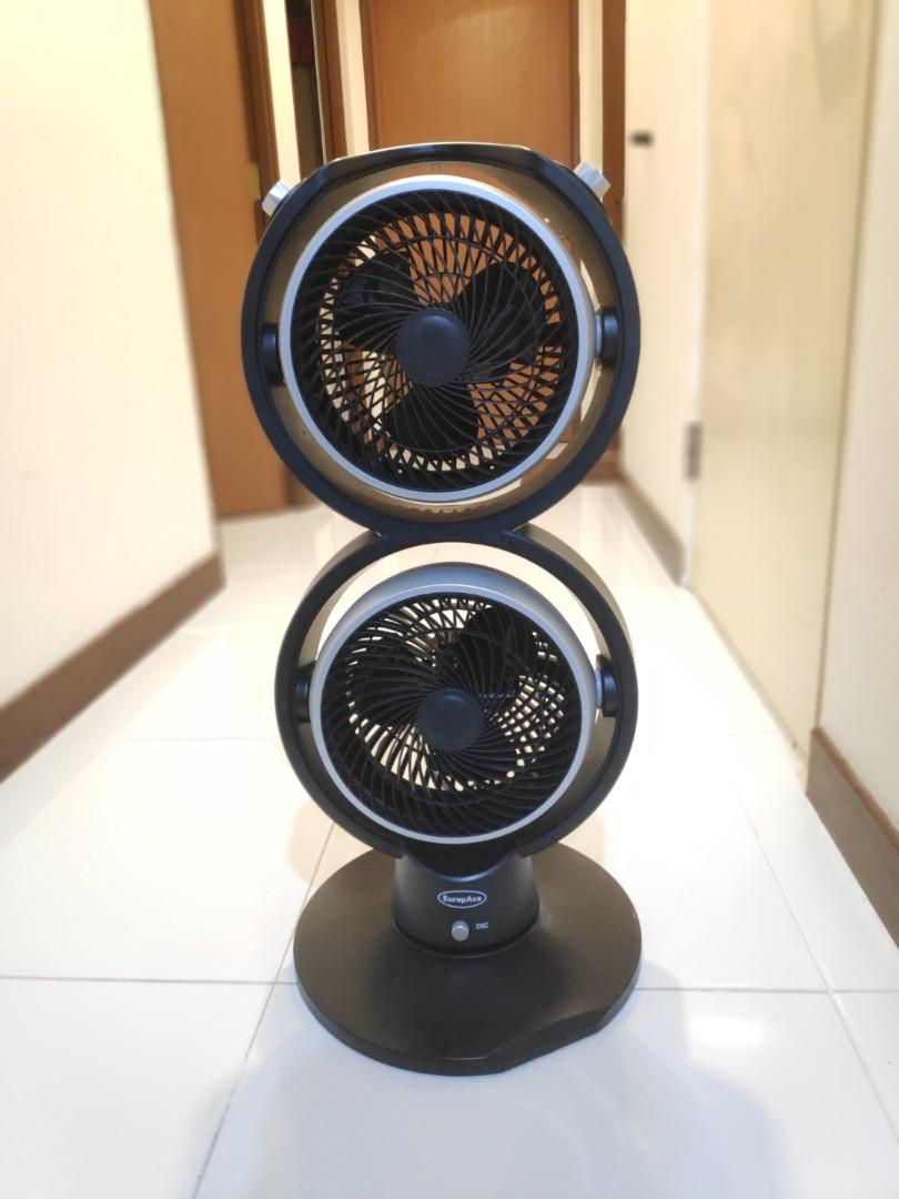 Europace Dual Turbo Oscillating Fan, Furniture & Home Living, Lighting ...