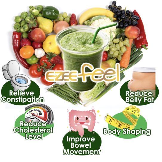 Ezee Feel detox and fiber drink, Health & Nutrition, Health Supplements ...