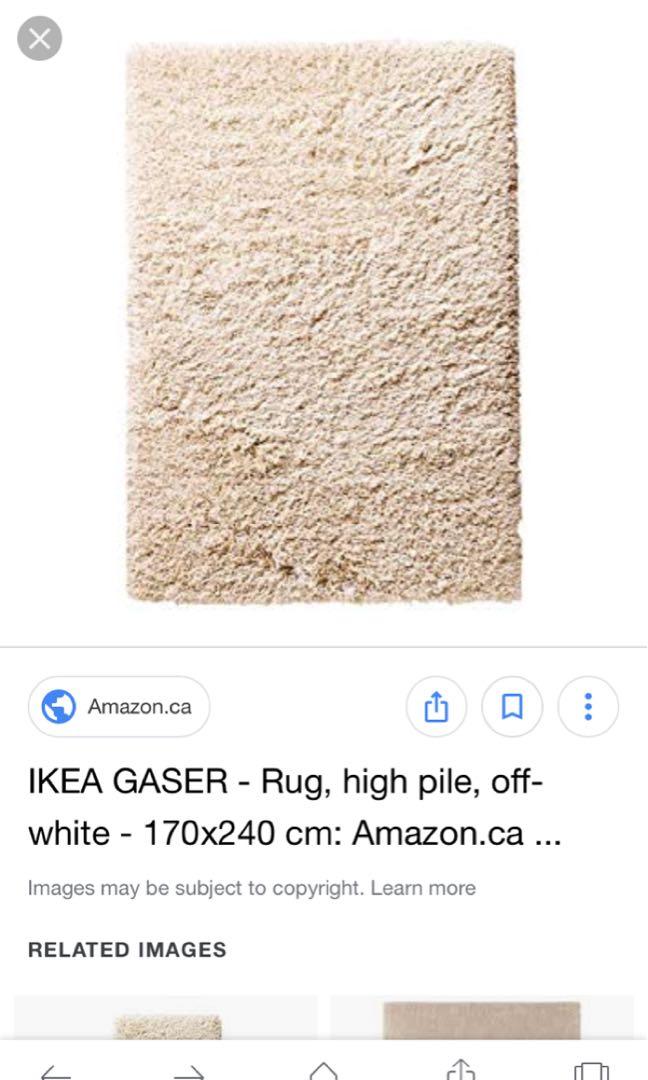 IKEA GASER RUG, Furniture & Home Living, Home Decor, Carpets, Mats ...