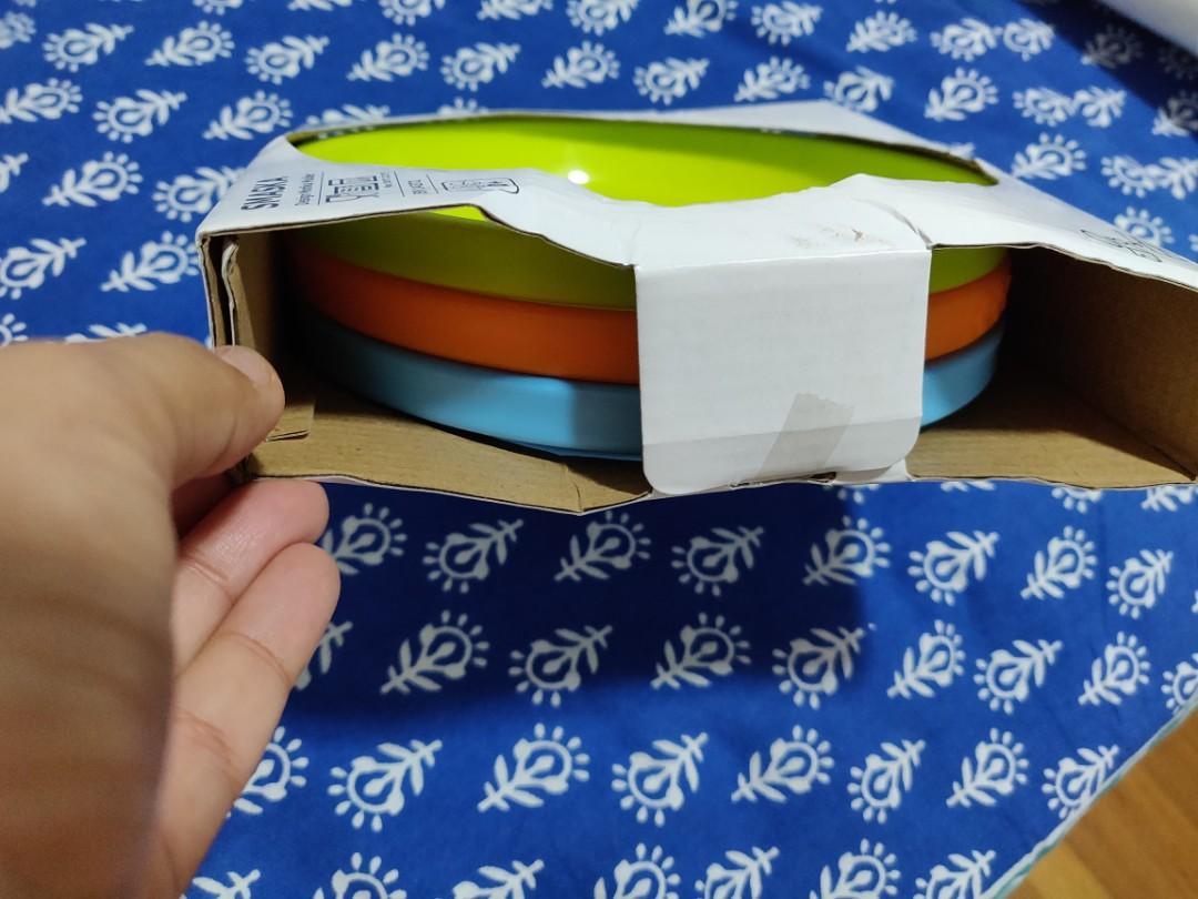 Ikea Smaska three plates set, unopened, Babies & Kids, Baby Nursery ...