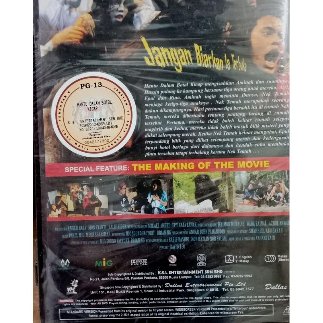 Malay Movie hantu Dalam Botol Kicap DVD, Hobbies & Toys, Music & Media ...
