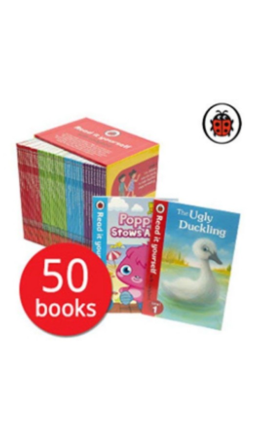 Read it Yourself with Ladybird Collection 50 Books Box Set Pack (Level ...