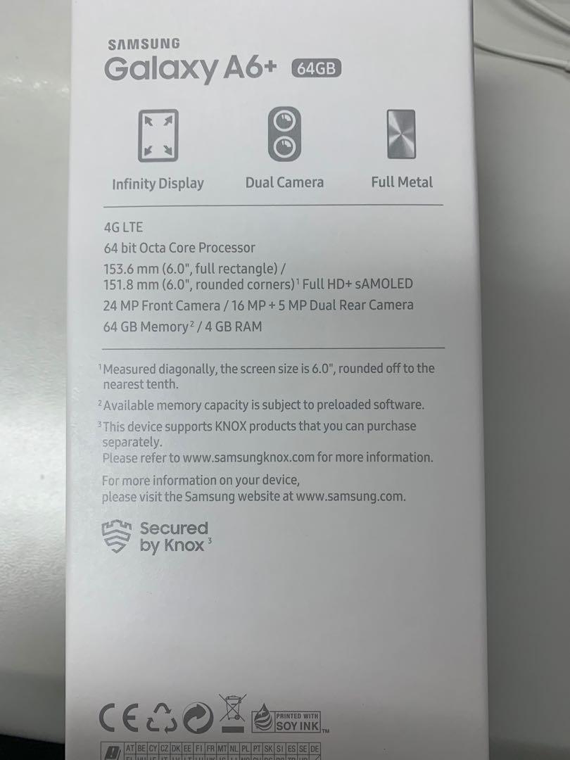 Samsung A6+ Black, 手提電話, 手機, Android 安卓手機, Samsung 三星 - Carousell
