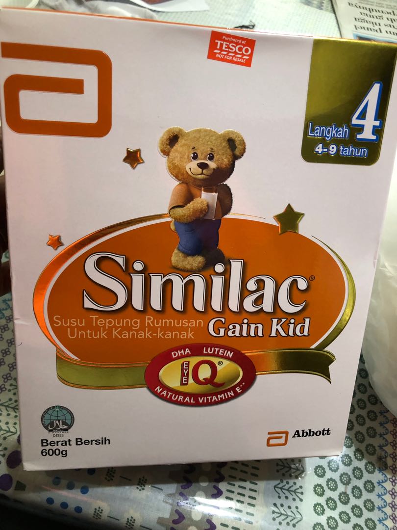 Similac Gain Kid Stage 4 600g, Babies & Kids, Nursing & Feeding ...