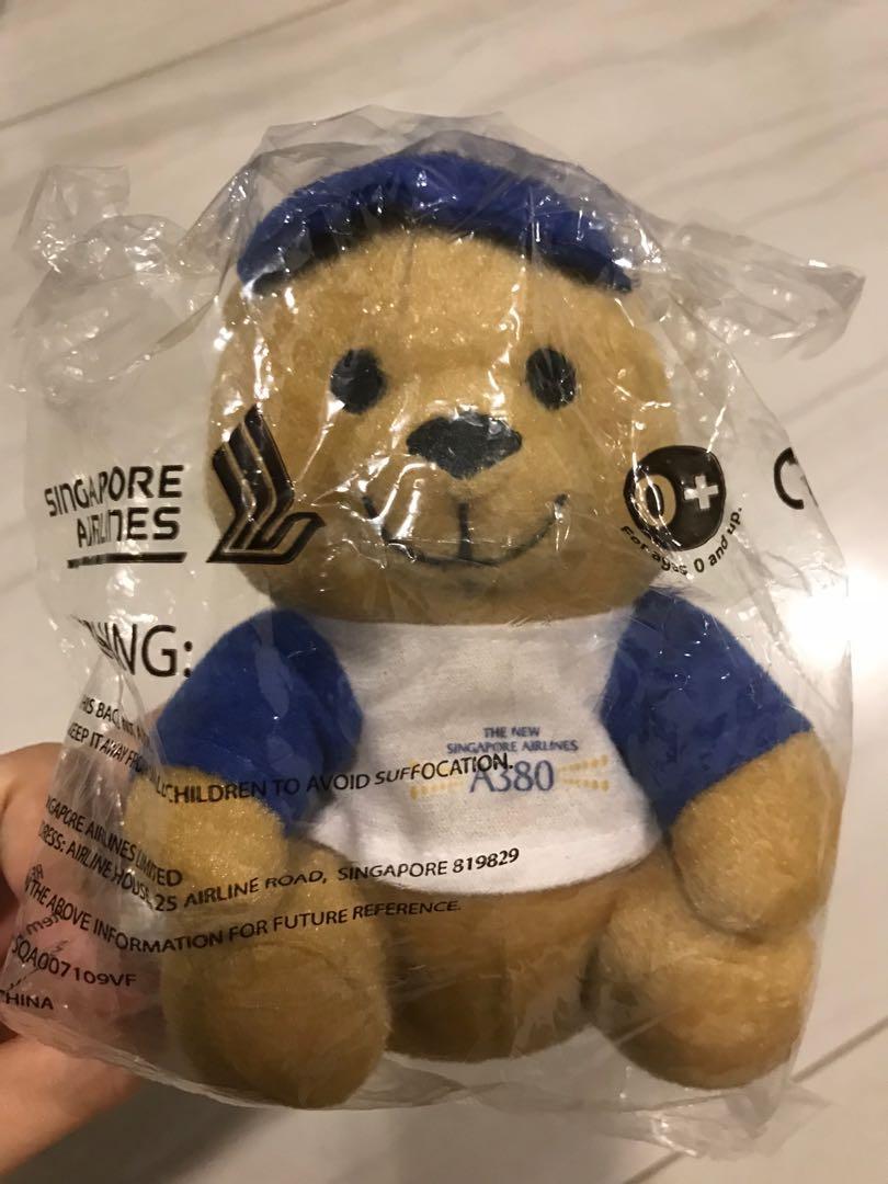 Singapore Airlines Stuffed Toy, Hobbies & Toys, Toys & Games on Carousell