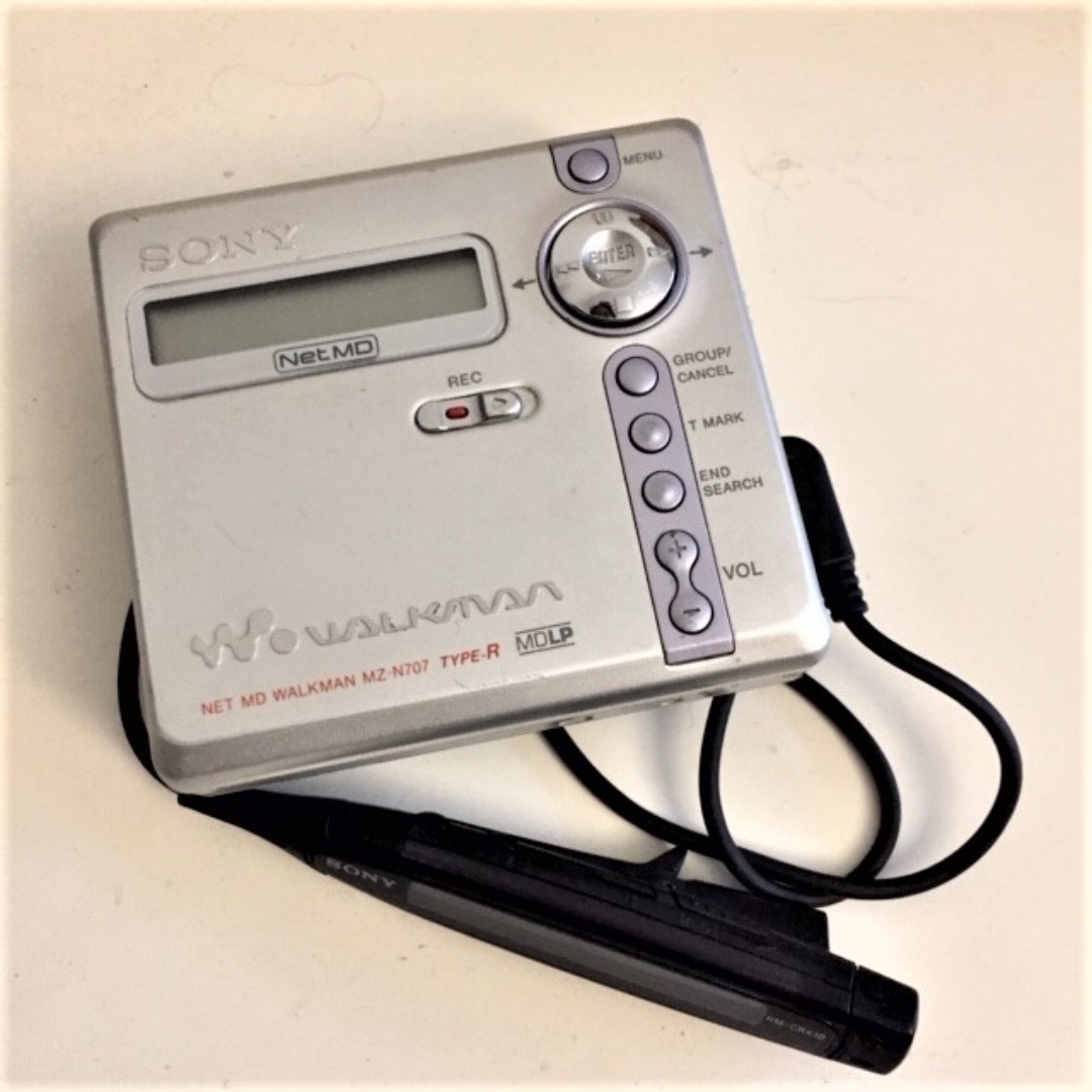 Sony Net MD Walkman MZ-N707 MiniDisc Player. Silver., Audio, Portable Music Players on Carousell
